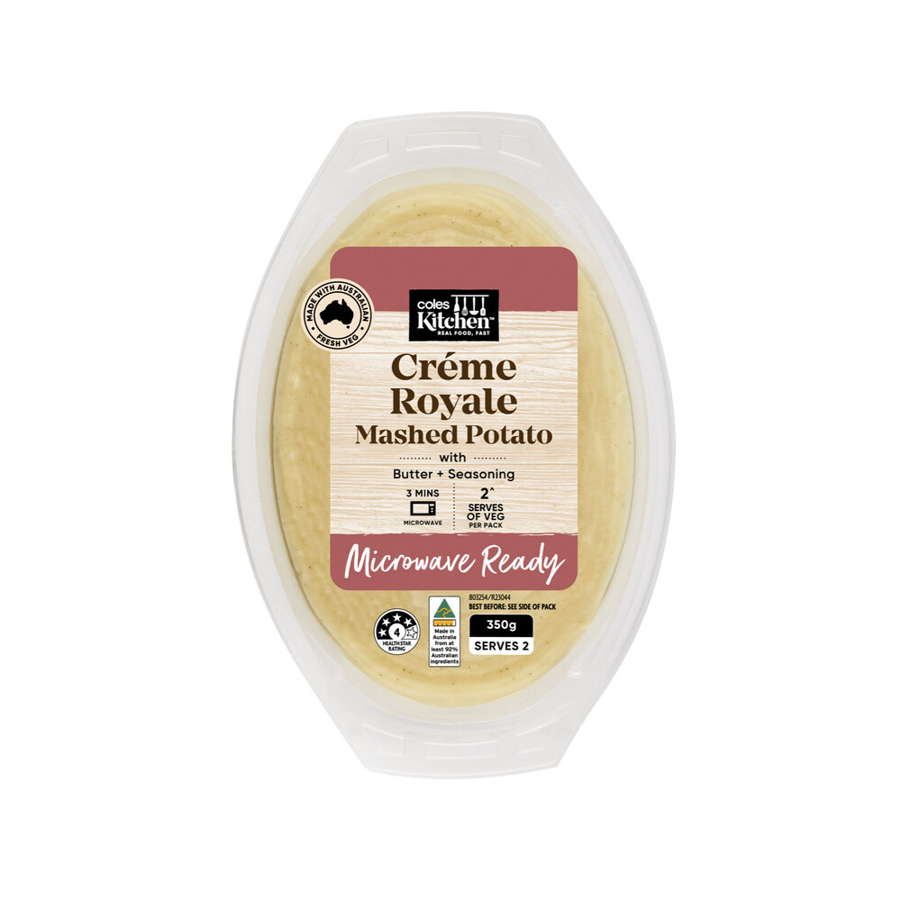 Buy Coles Kitchen Creme Royale Potato Mash 350g | Coles