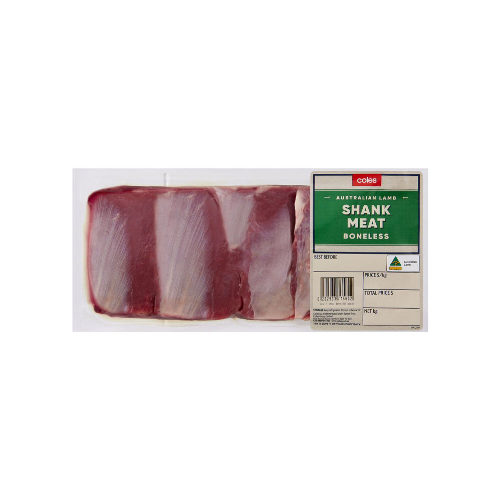Buy Coles Lamb Boneless Shank Meat approx. 700g | Coles