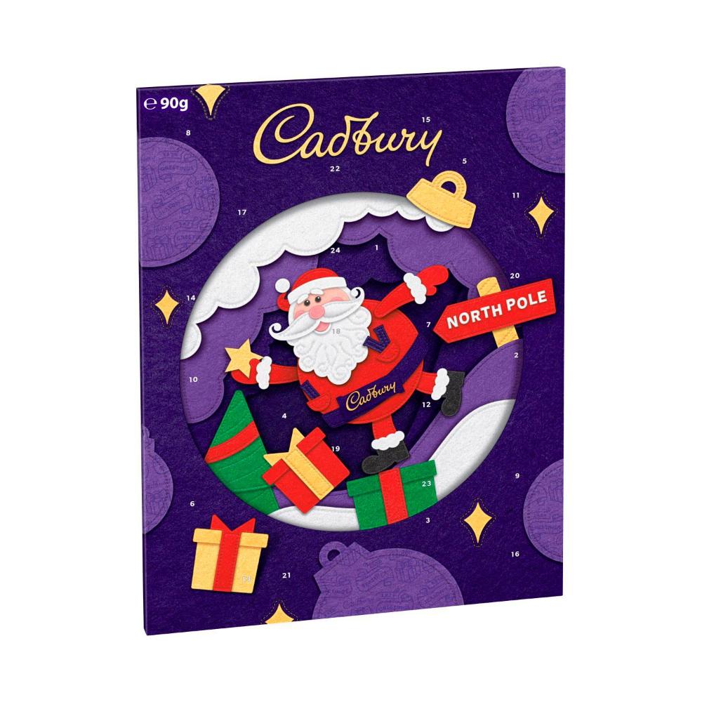 Buy Cadbury Dairy Milk Chocolate Christmas Advent Calendar 90g | Coles