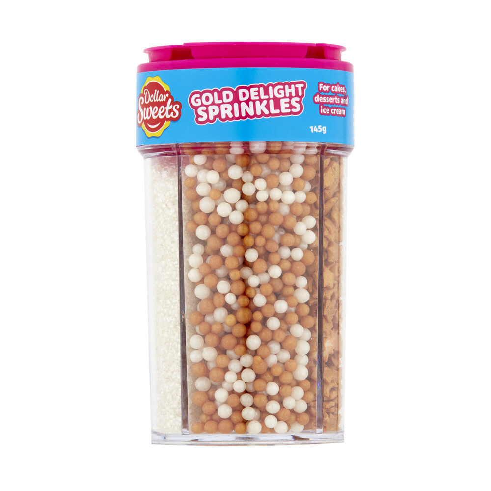 Buy Dollar Sweets Gold Delight Sprinkles 145g | Coles