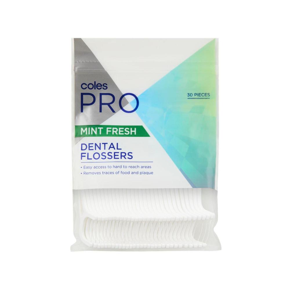 Buy Coles Dental Flossers 30 pack | Coles