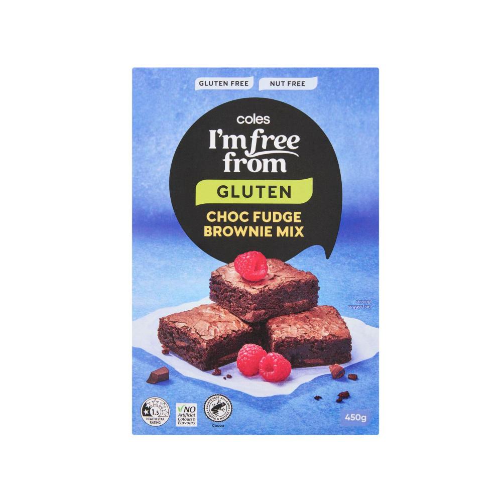 Buy Coles I'm Free From Chocolate Fudge Brownie Mix 450g | Coles