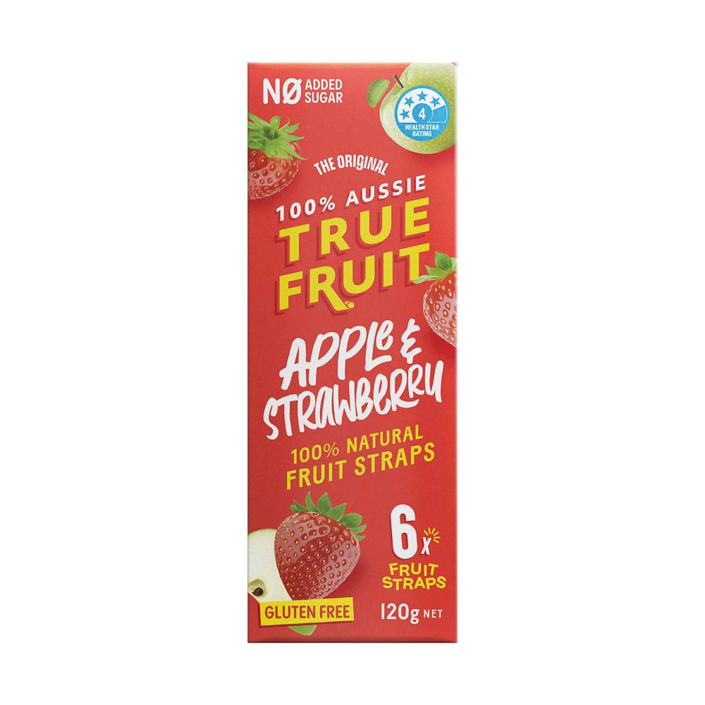 Buy True Fruit Strips Apple & Strawberry 120g | Coles