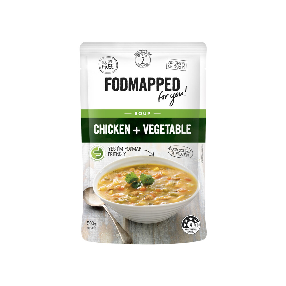 Buy Fodmapped Chicken & Vegetable Soup 500g | Coles
