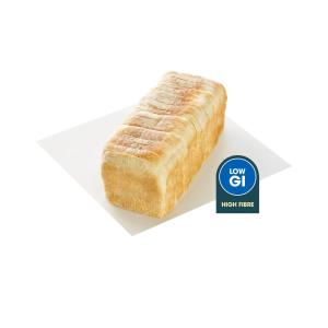 Calories in Coles Bakery High Fibre Low GI White Toast Bread Loaf ...
