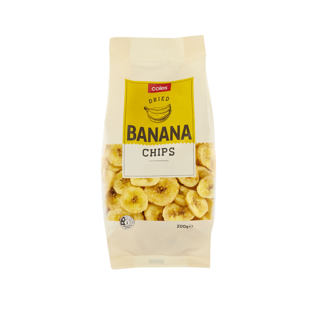 Buy Coles Banana Chips 200g | Coles