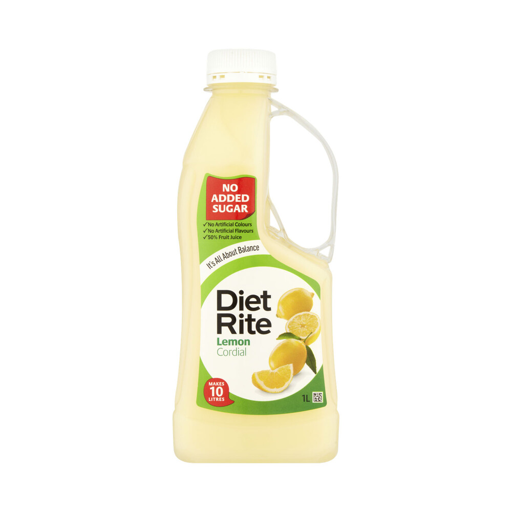 Buy Diet Rite Lemon Cordial 1L | Coles