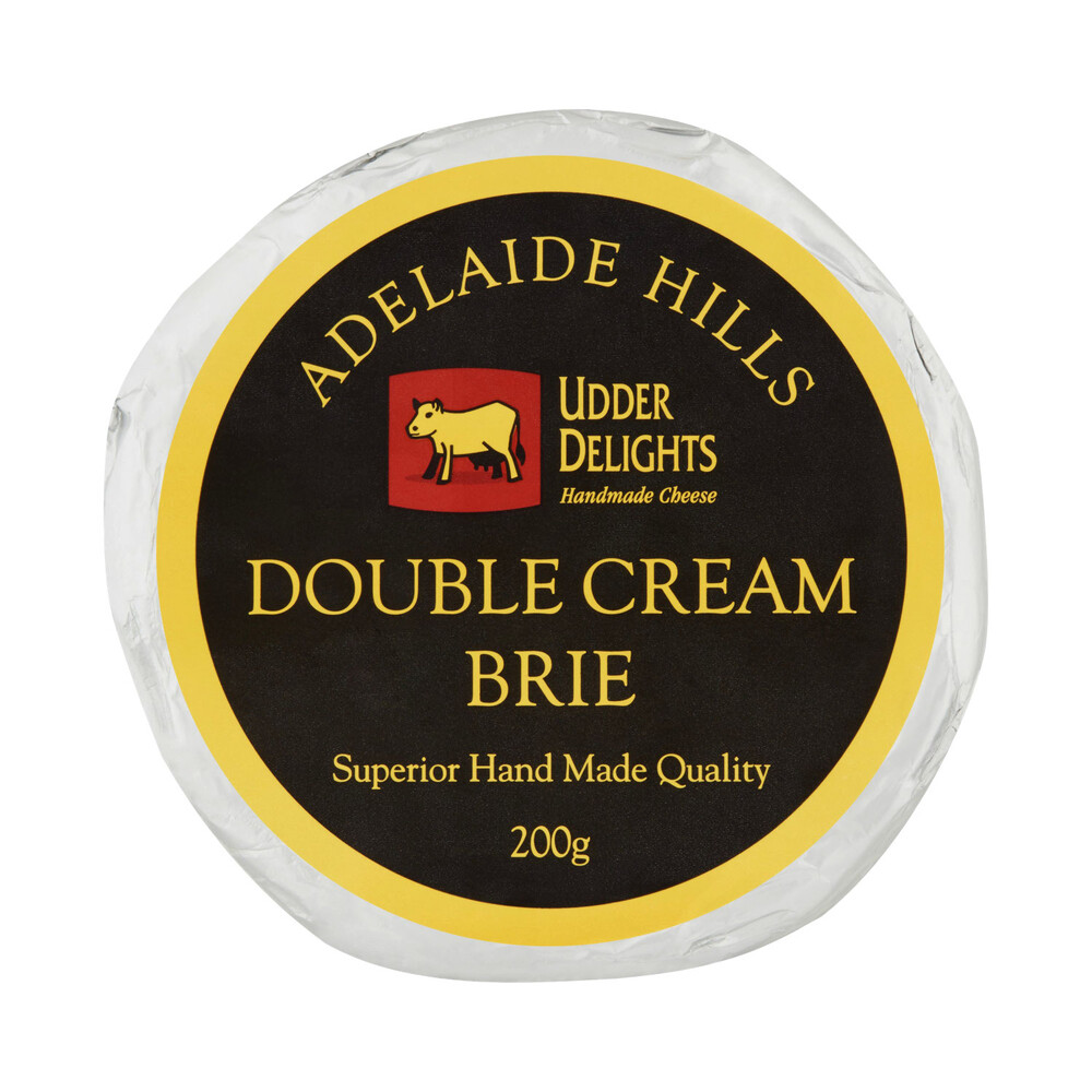 Buy Udder Delights Double Cream Brie 200g | Coles