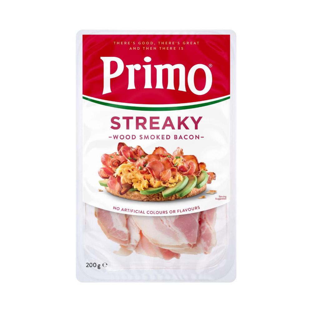 Buy Primo Streaky Rindless Bacon 200g | Coles
