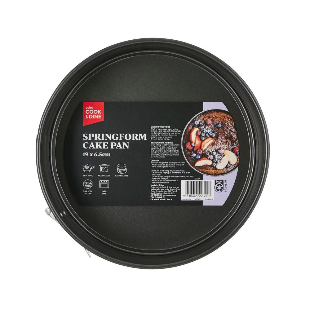 Buy Cook & Dine Springform Cake Pan 1 Each | Coles