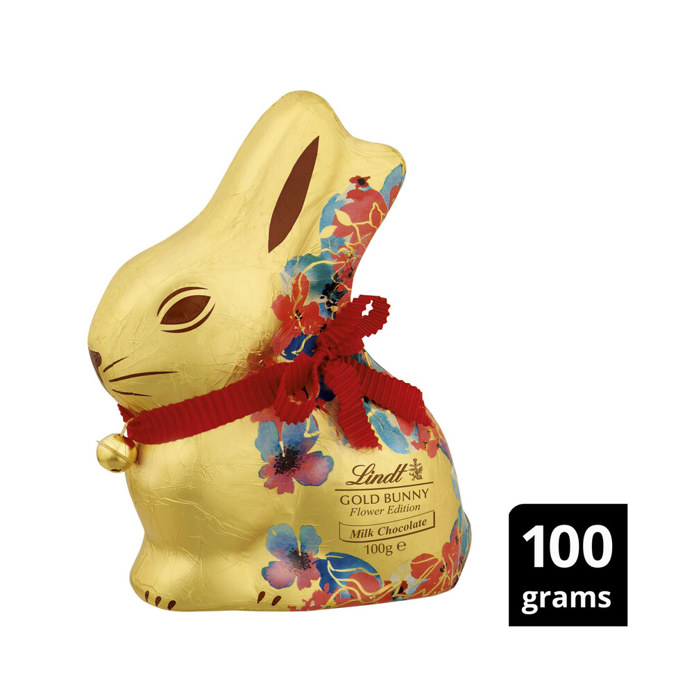 Buy Lindt Easter Flower Gold Bunny Milk Chocolate 100g | Coles