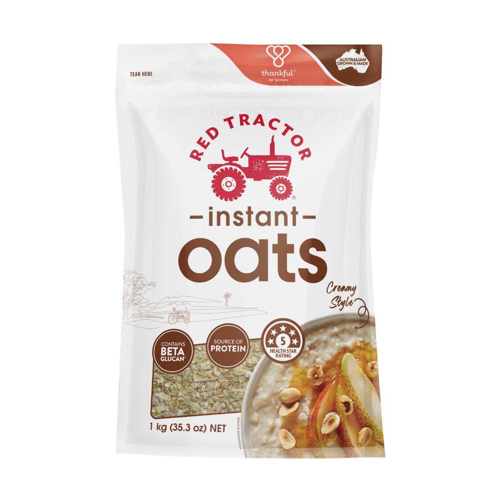 Buy Red Tractor Australian Instant Oats 1kg | Coles