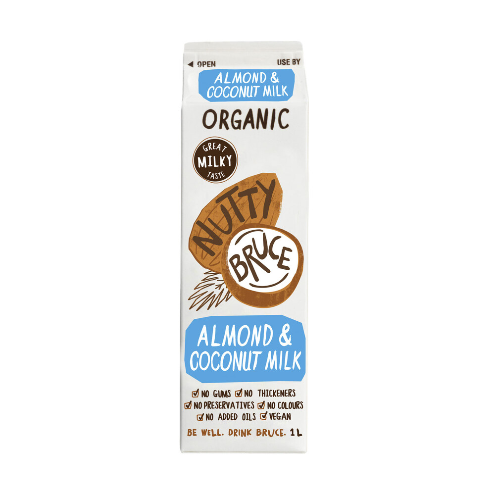Buy Nutty Bruce Organic Almond & Coconut Milk 1L | Coles