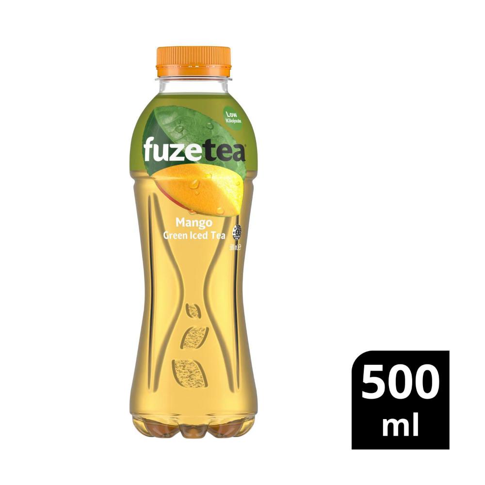 Buy Fuze Mango Green Iced Tea Bottle 500mL | Coles