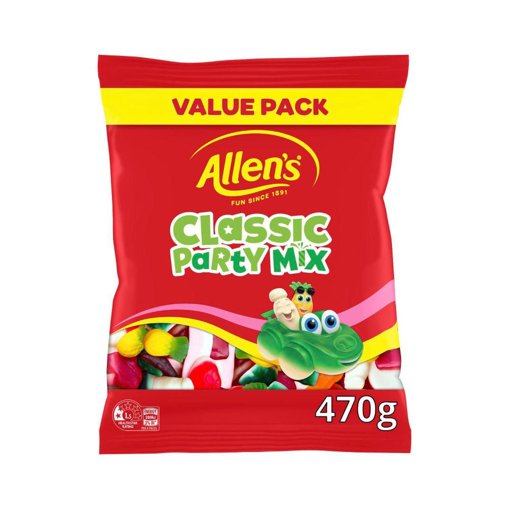Buy Allen's Lollies Large Value Bag Classic Party Mix 470g | Coles