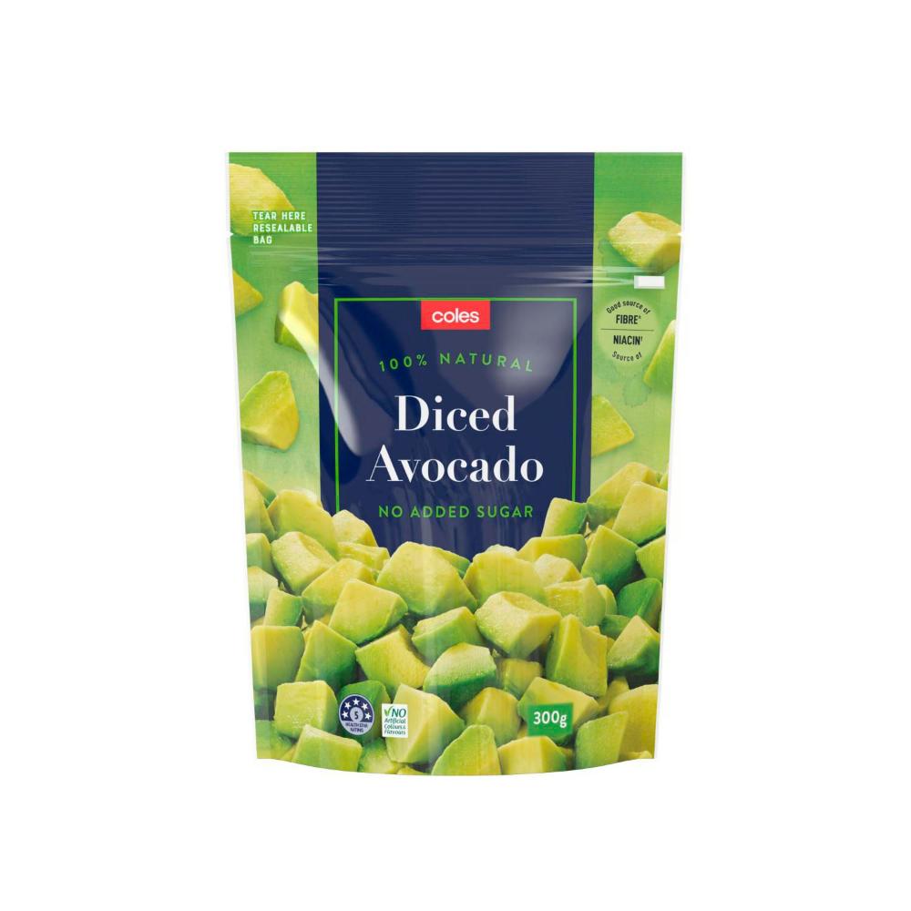 Buy Coles Frozen Diced Avocado 300g | Coles
