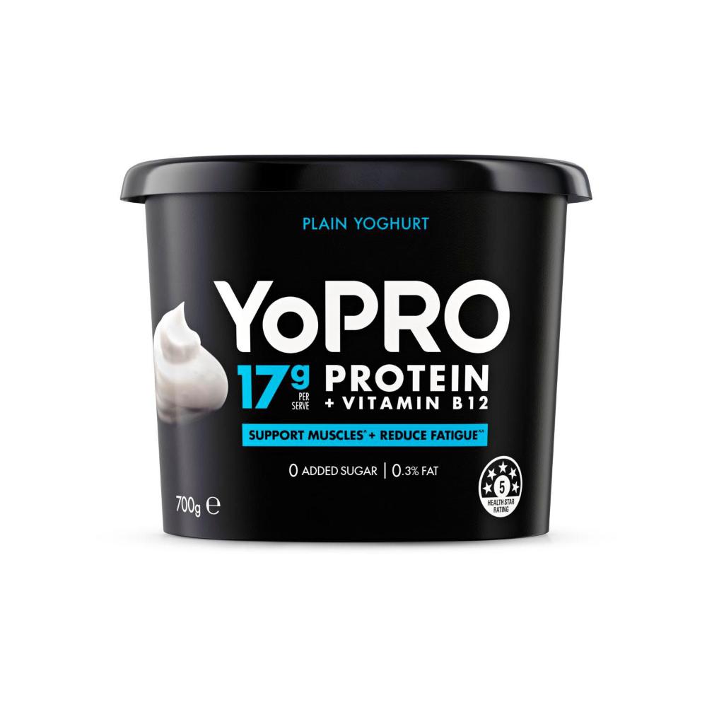 Buy YoPro High Protein Yoghurt No Added Sugar Plain 700g | Coles