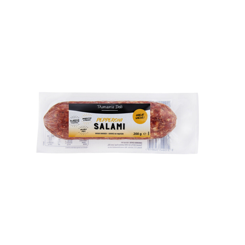 Buy Thomson's Deli Pepperoni Salami 200g | Coles