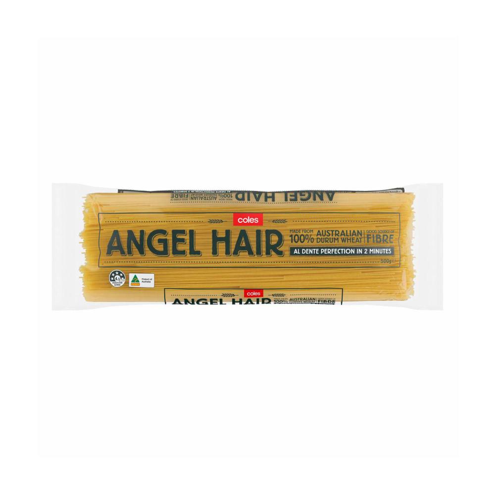 Buy Coles Durum Wheat Angel Hair Spaghetti 500g | Coles
