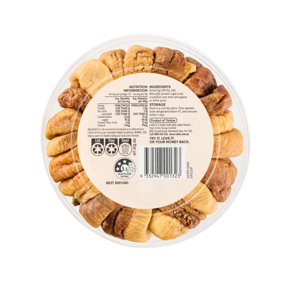 dry figs coles