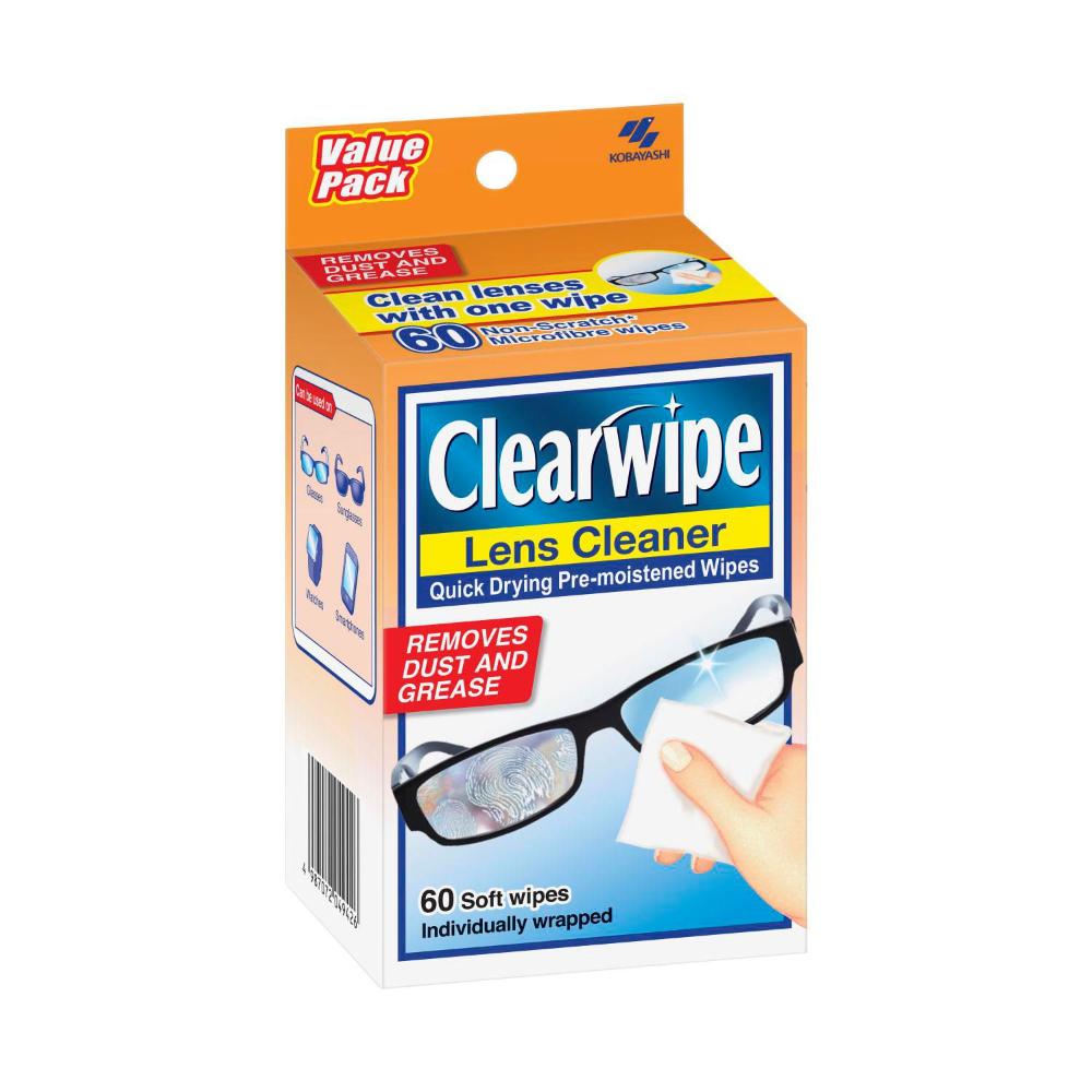 Buy Clearwipe Lens Cleaner 60 pack | Coles