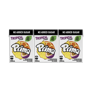 Calories in Prima Apple Raspberry Fruit Drink Multipack 200Ml calcount