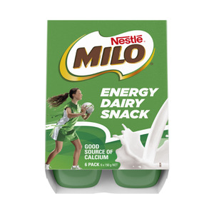 Calories in Nestle Milo Energy Dairy Snack 6 pack calcount
