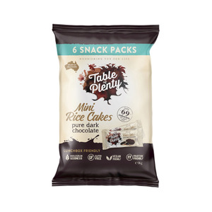 Buy Table Of Plenty Snackpack Dark Chocolate Mini Rice Cakes 84g | Coles