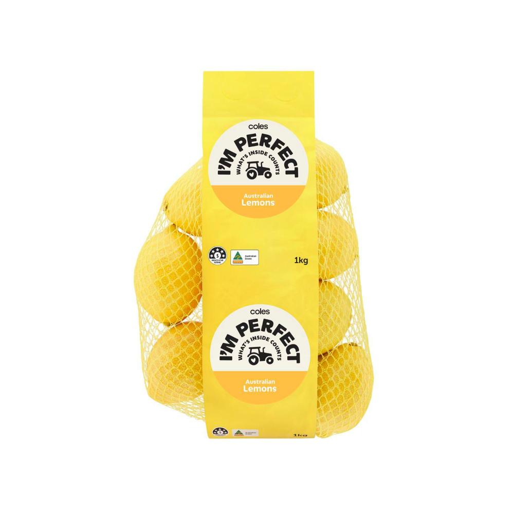 Buy Coles I'm Perfect Lemons Prepack 1kg | Coles