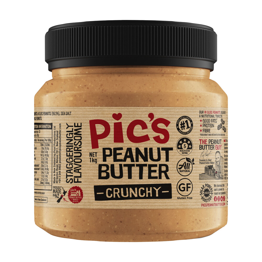 Buy Pic's Peanut Butter Crunchy 1kg | Coles