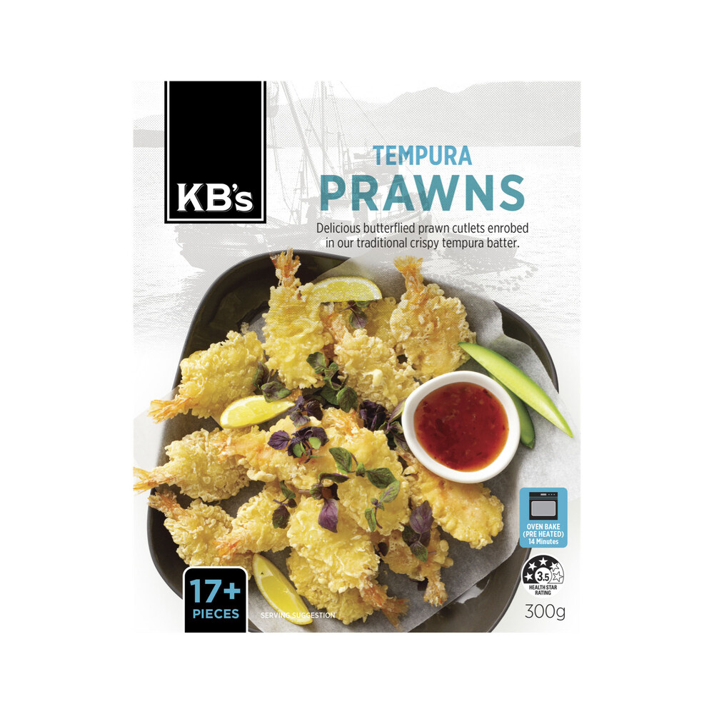 Buy KB Tempura Prawns 300g | Coles