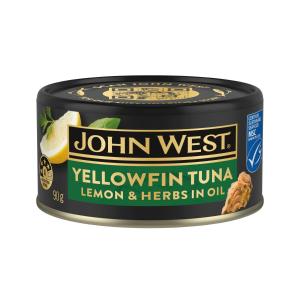 Buy John West Yellowfin Tuna Lemon herb 90g | Coles