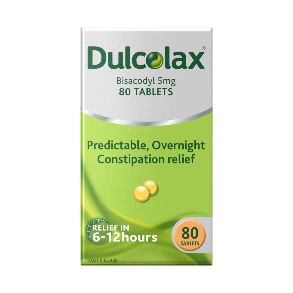 Buy Dulcolax Laxatives 5mg Tablets For Constipation Relief 80 pack | Coles