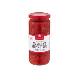 Buy Sandhurst Roasted Red Pepper Strips 470g | Coles