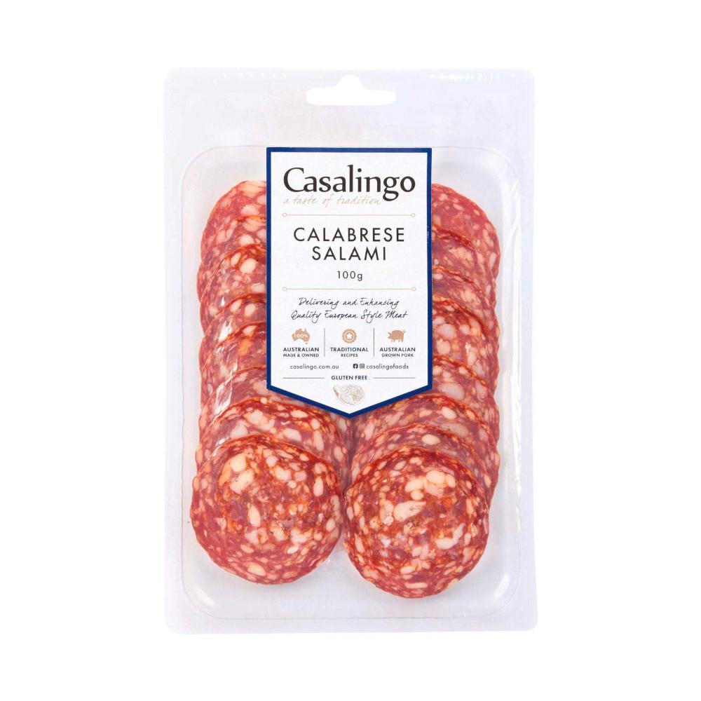 Buy Casalingo Salami Calabrese Sliced 100g | Coles