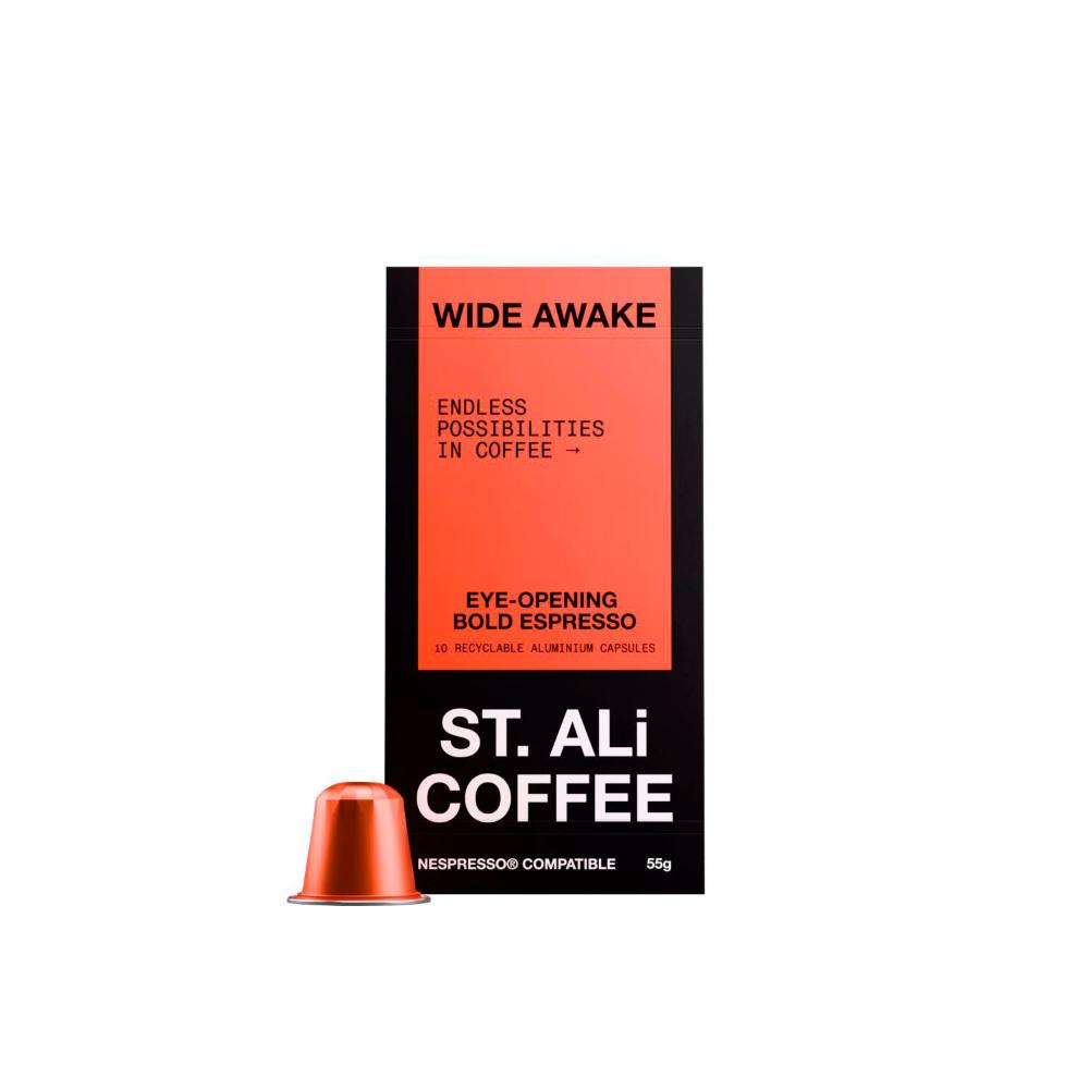 Buy ST ALi Wide Awake Coffee Capsules 10 Pack | Coles