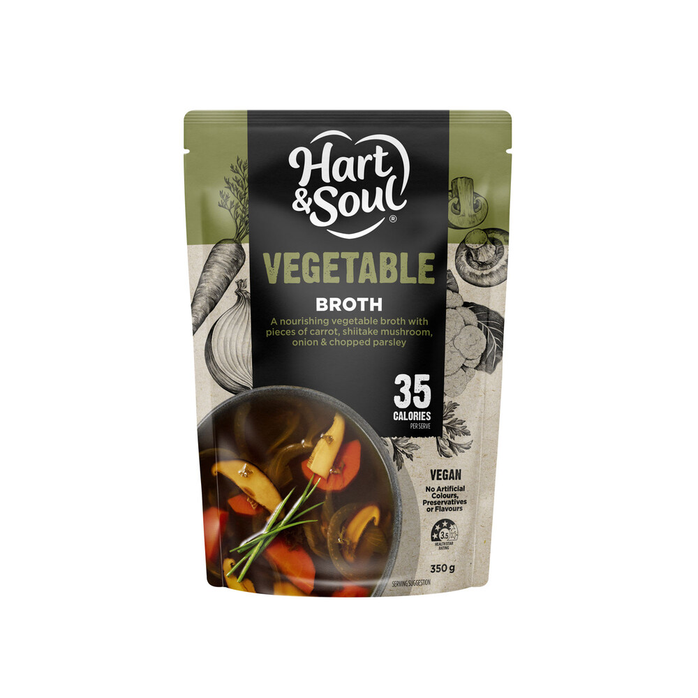 Buy Hart & Soul Vegetable Low Calorie Broth Soup 350g | Coles