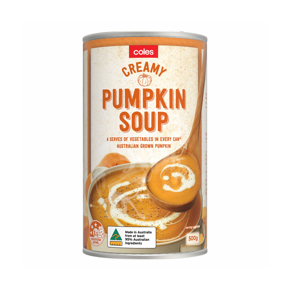 Buy Coles Creamy Pumpkin Soup 500g | Coles