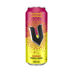 Calories in V Energy Drink Can Raspberry calcount