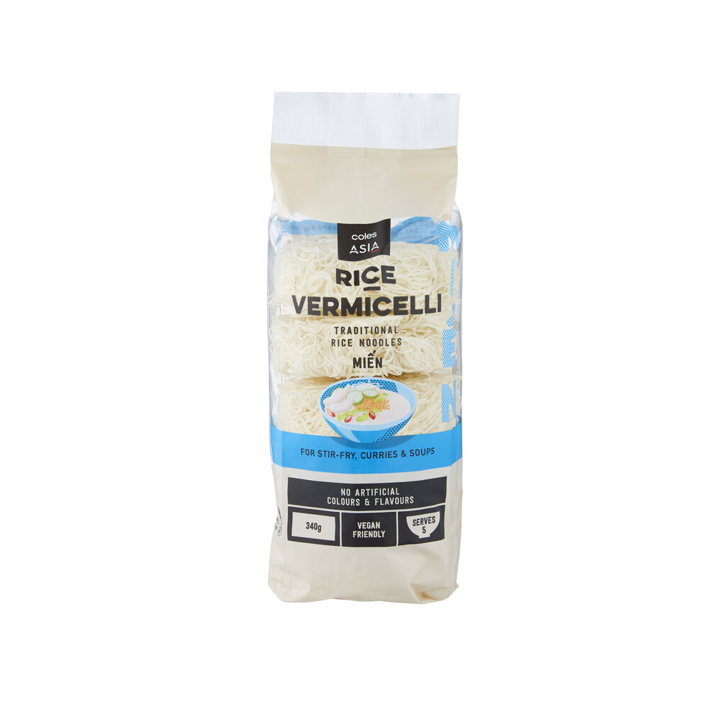 Buy Coles Asia Vermicelli Rice Noodles 340g | Coles