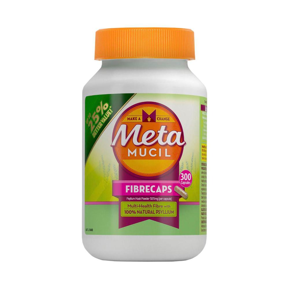 Buy Metamucil Fibre Caps 300 pack | Coles