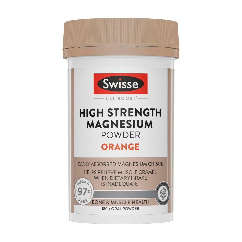 Buy Swisse Ultiboost High Strength Magnesium Powder Orange to Support ...