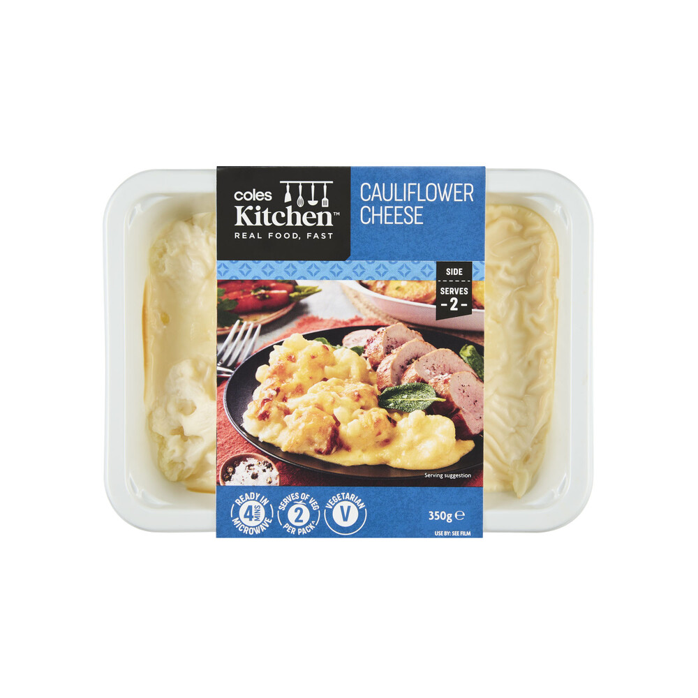 Buy Coles Kitchen Cauliflower Cheese 350g | Coles