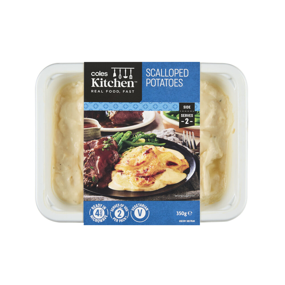 Buy Coles Kitchen Scalloped Potato 350g | Coles
