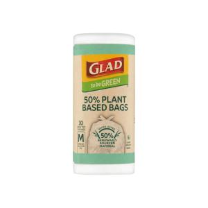Buy Glad To Be Green Plant Based Kitchen Bags Medium 30 pack | Coles