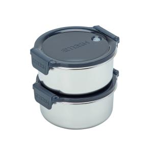 Buy Smash Blue Stainless Steel Snack Pots 200mL 2 pack | Coles