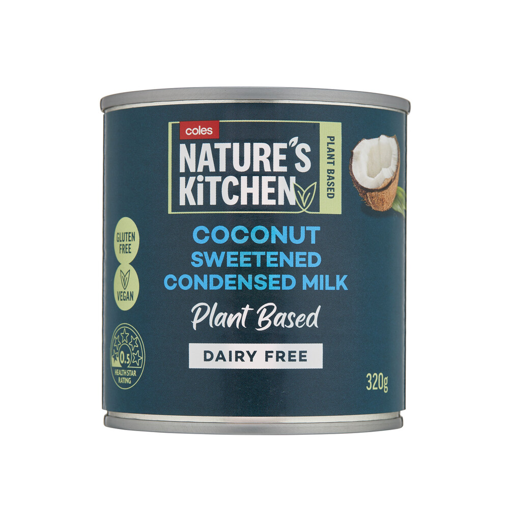 Buy Coles Nature's Kitchen Coconut Sweetened Condensed Milk 320g | Coles
