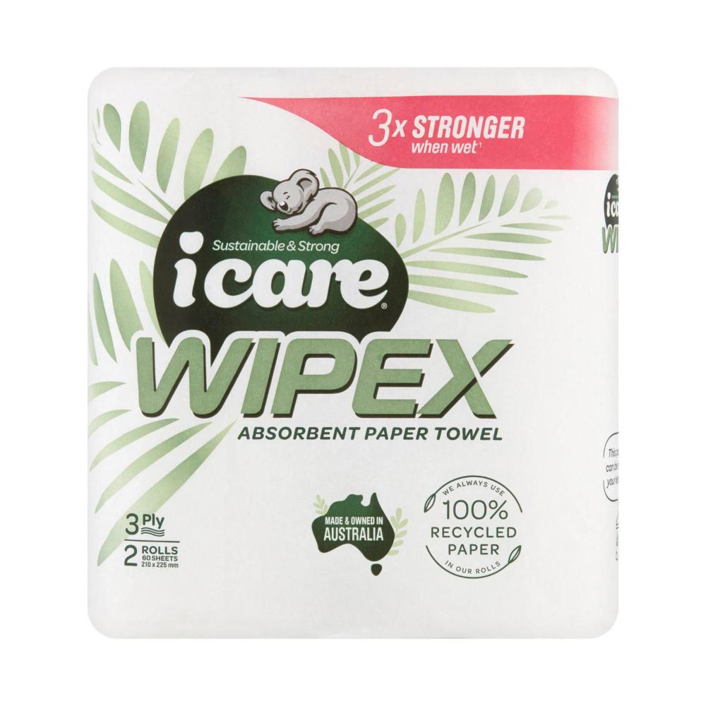 Buy Icare 100% Recycled Paper Towel 2 pack | Coles