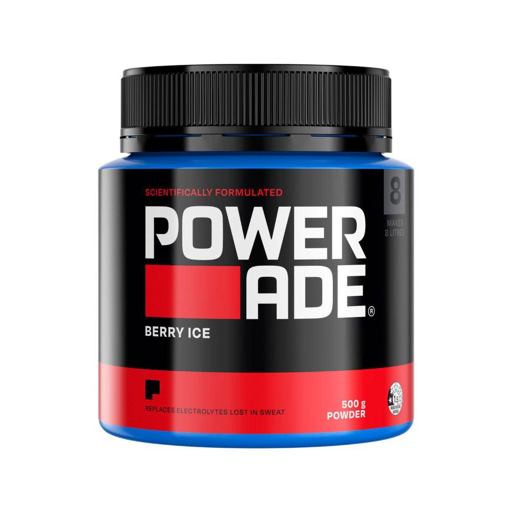 Buy Powerade Berry Ice Powder 500g | Coles
