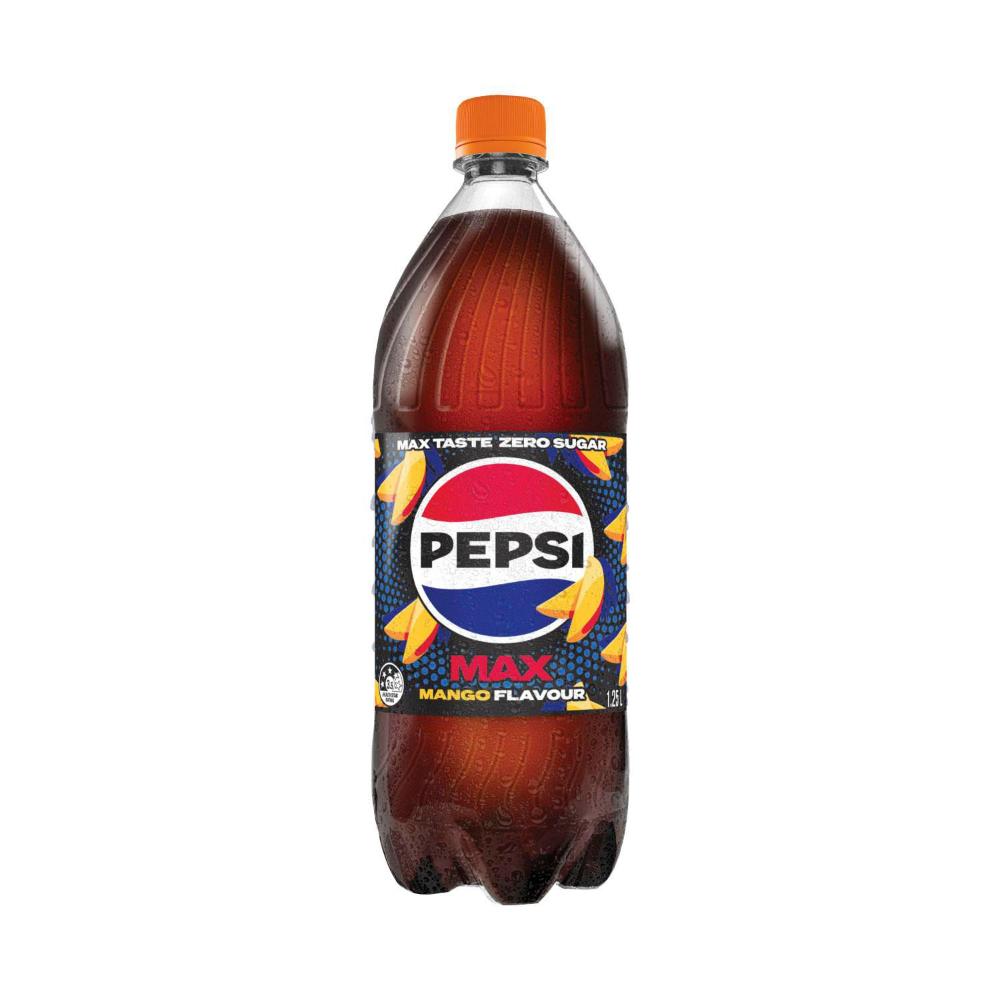 Buy Pepsi Max Mango Soft Drink 1.25L | Coles